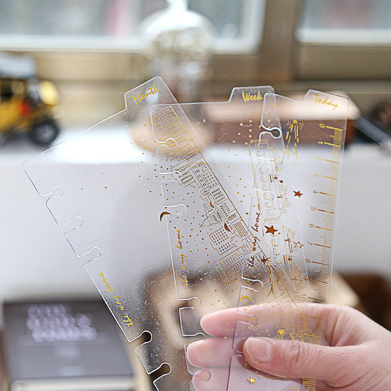 B6 Loose Leaf Ruler Divider | Set of 3 - Hedgehog Journals