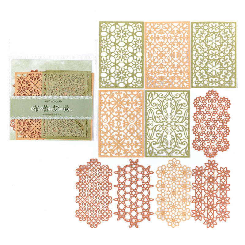 Decorative Laser Cut Paper Scrapbook Sheets Paper Craft Techniques