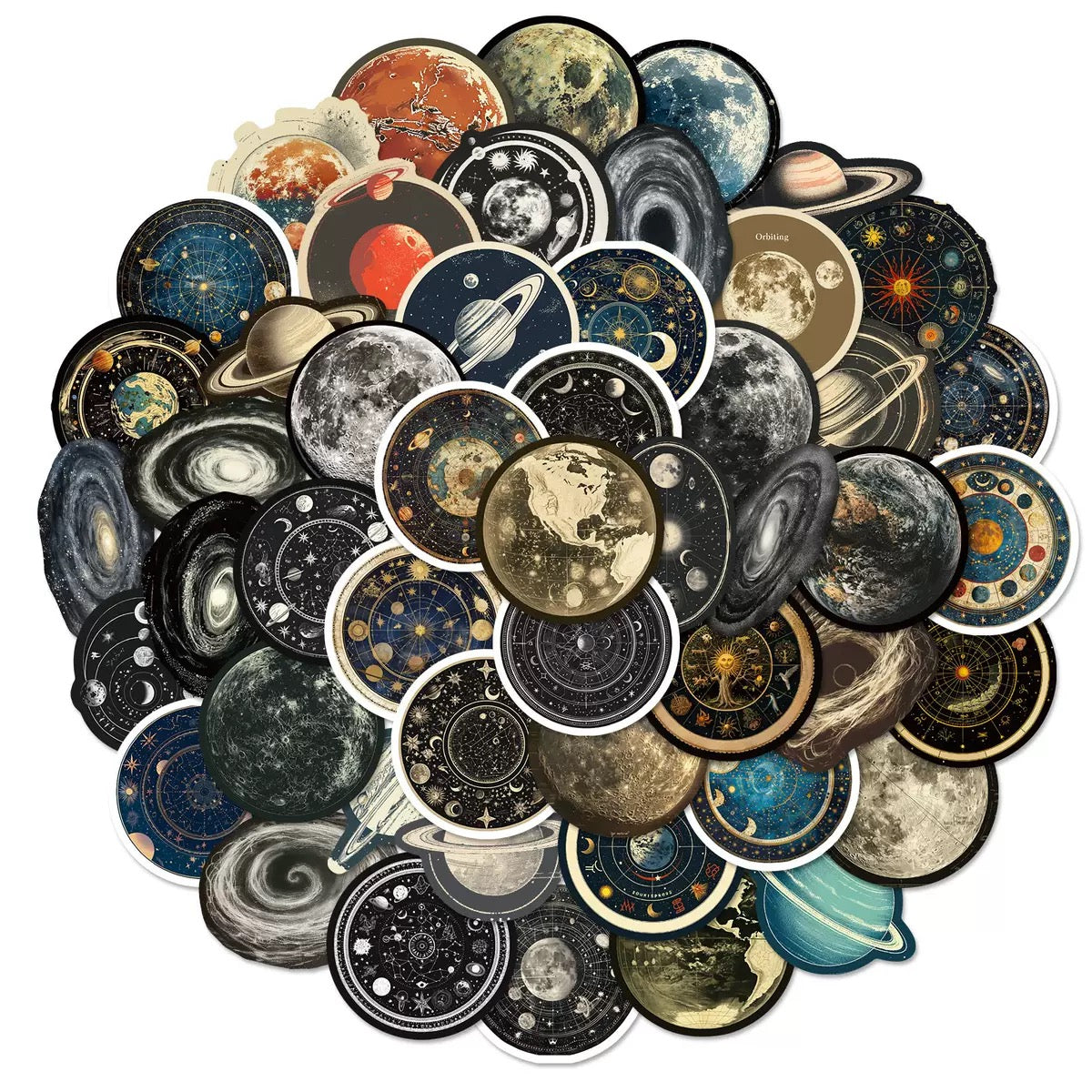 Cosmos Sticker Pack 50 Pcs - Free NZ Delivery on orders over $70 ...