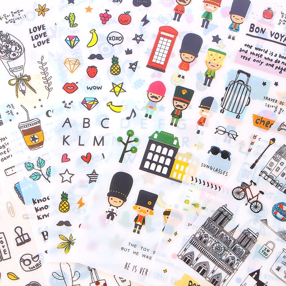 Big Girl Swag Stickers 23 Pcs - Hedgehog Journals - Fast NZ Delivery